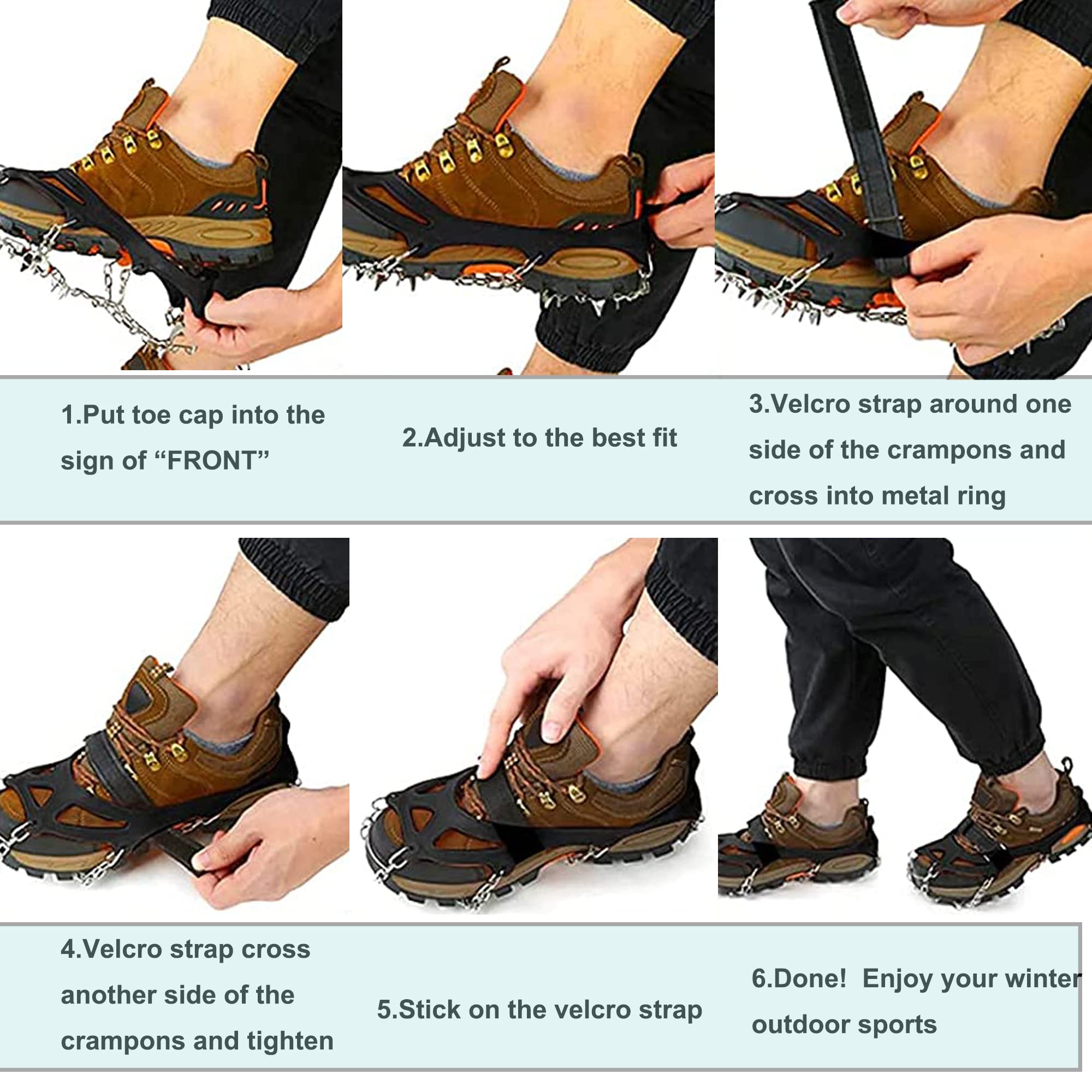 28 Spikes Crampons (Large)