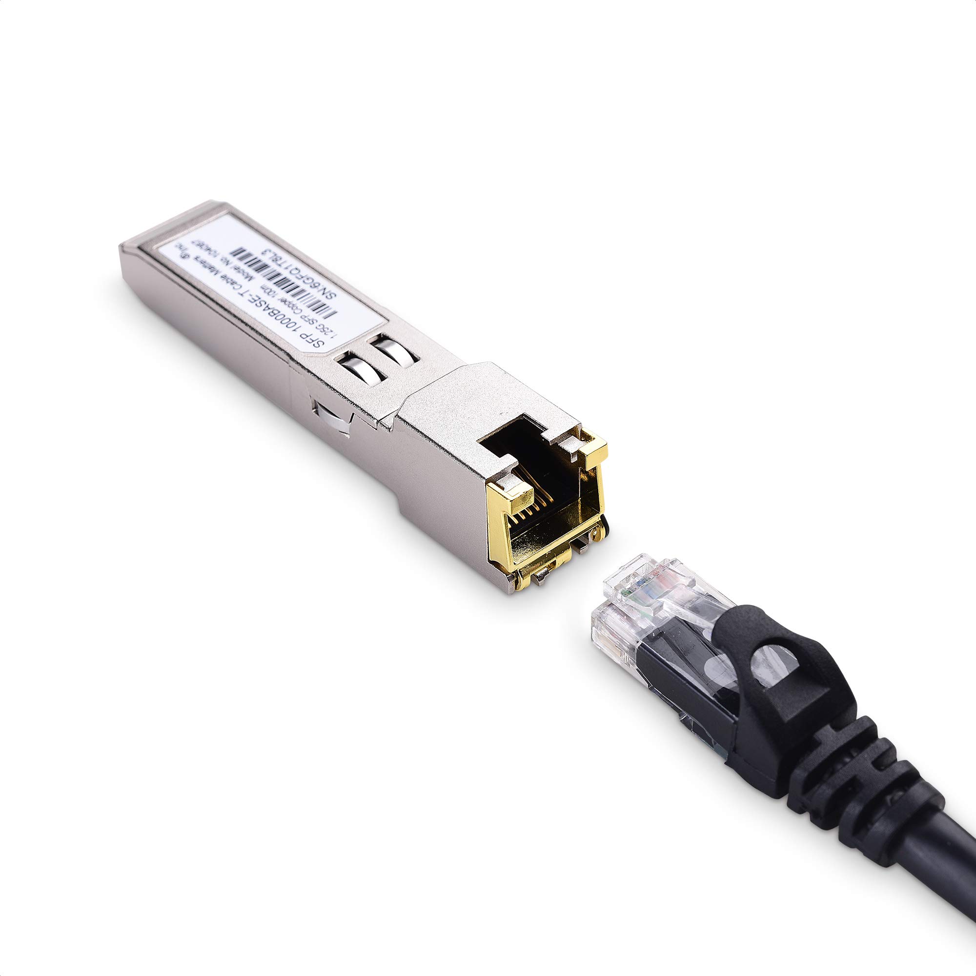 Cable Matters 1000BASE-T Gigabit SFP to RJ45 Copper Ethernet Modular Transceiver for Cisco, Ubiquiti, TP-Link, Huawei, Netgear, and Supermicro Equipment