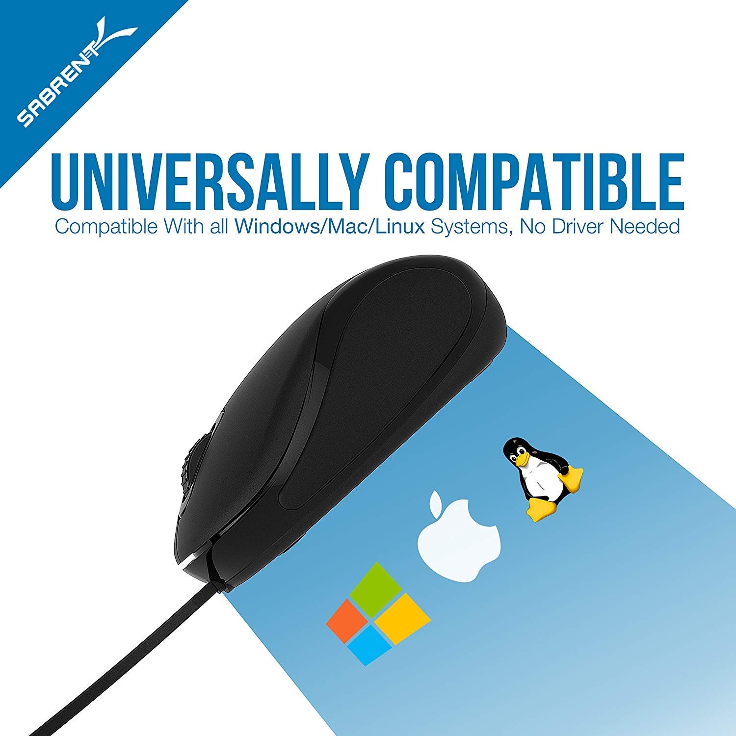 4-Port USB 2.0 Data Hub with Individual LED lit Power Switches [Charging NOT Supported] for Mac & PC with Mini Travel USB Optical Mouse with Retractable Cable for Computers and laptops | Mac & PC Comp