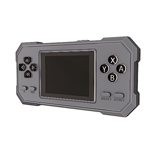 520 in 1 Retro Games Mini Game Consoles Handheld Retro Game Console - Crystal Press Buttons Rechargeable and Controller AV TV Output Gift for Kids and Adults (Misty Gray)