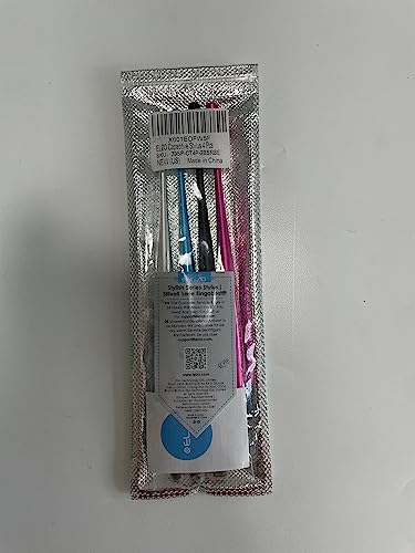 ELZO Capacitive Stylus Pens Premium Metal Slim Combo 4 Pcs Tips for All Touch Screens iPad & Android Tablets DELL/Samsung/HP/Asus/Surface/Samsung/iPhone/LG (Black, Silver, Light Blue & Rose Red)