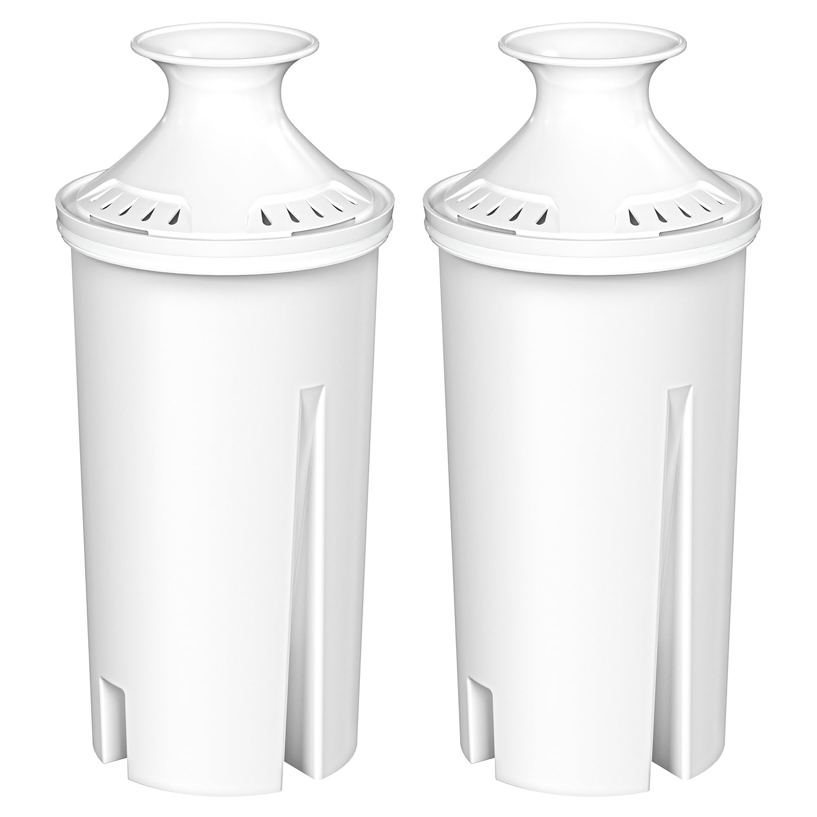 2-Pack Standard Water Filter Replacements for Brita® Water Pitchers and Dispensers, NSF Certified to Reduce Chlorine and Bad Taste, BPA free