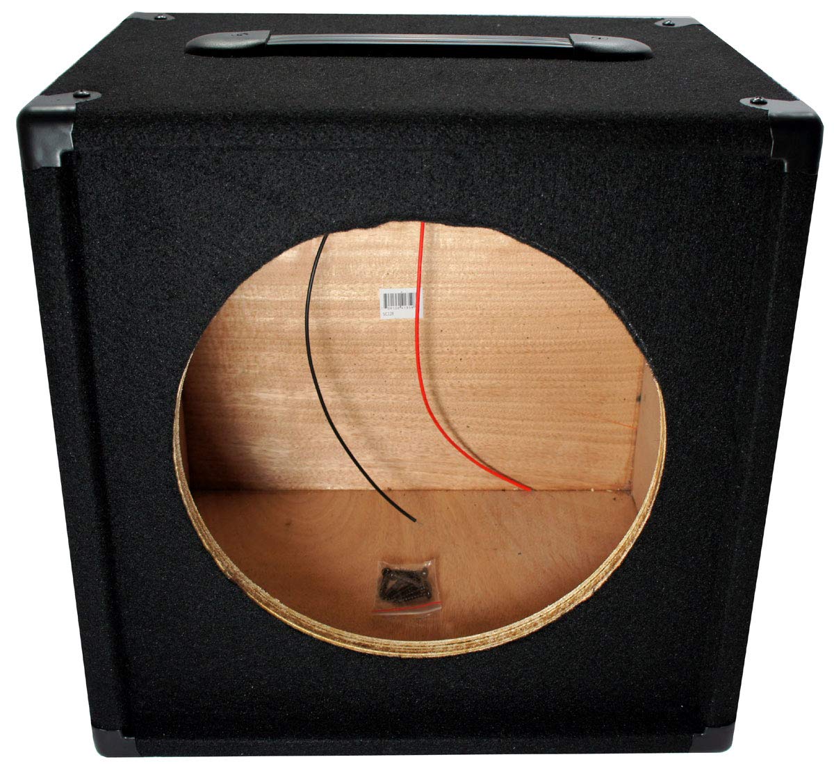 American Sound Connection Electric Guitar 1X12 Empty 12" Speaker Carpet Cabinet Enclosure Box 1/4" Jack