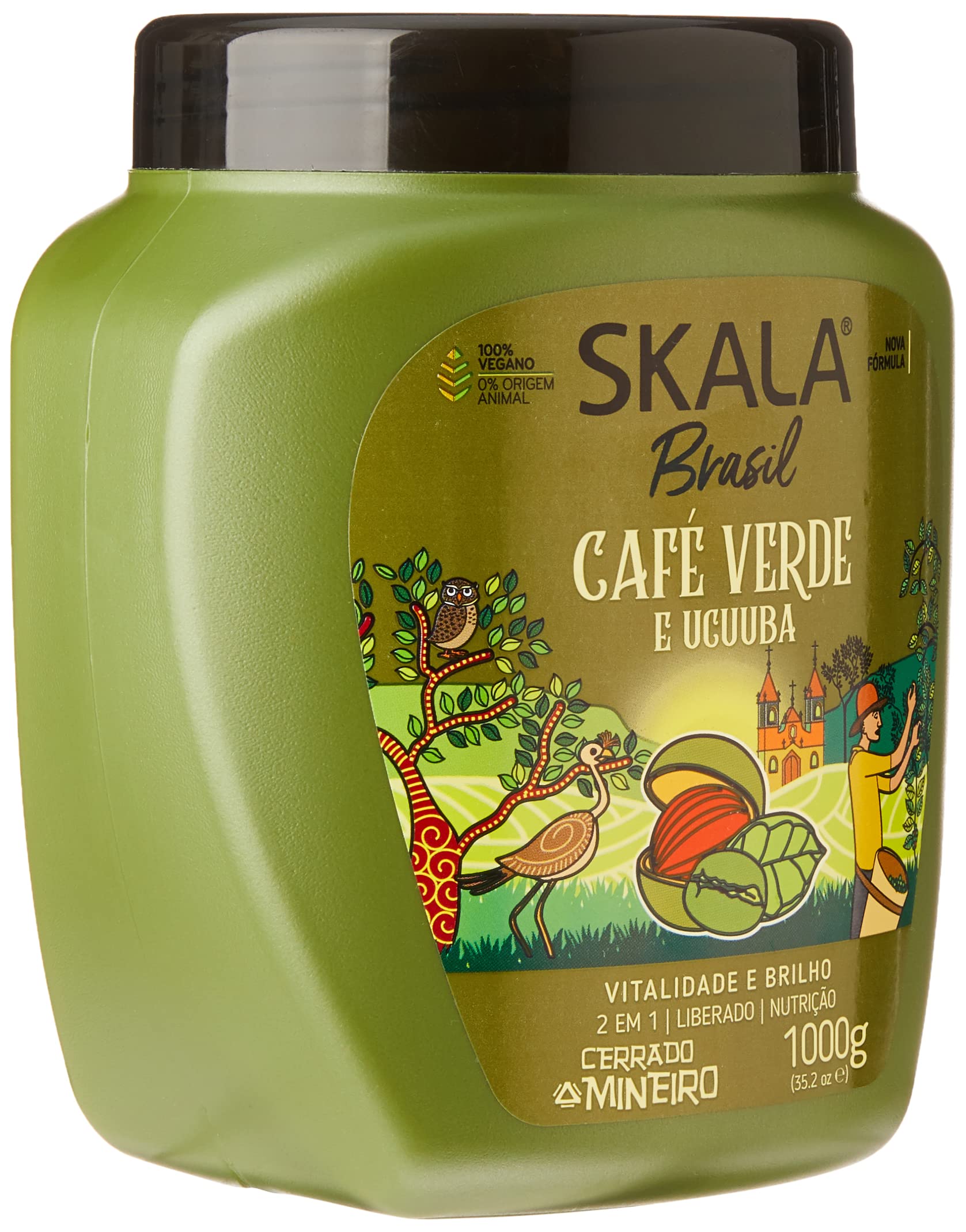 SKALA Cafe Verde Hair Cream 1 KG One Pack