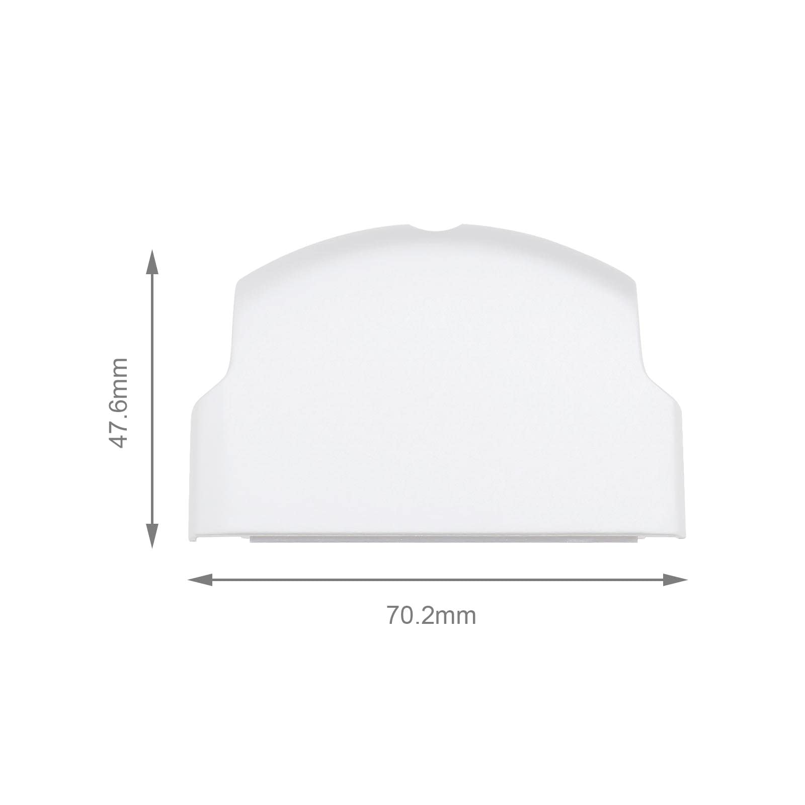 SING F LTD 2PCS Replacement Battery Door Covers Cases Protectors Compatible with Sony PSP 2000 2003 2004 3000 3003 3004 White Plastic Console Accessories