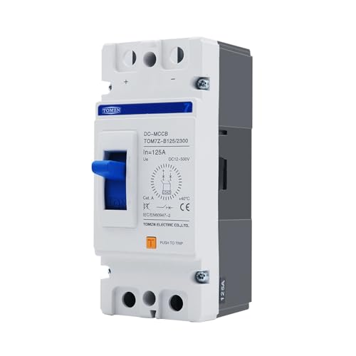 2P DC B Curve 500V DC Solar Molded Case Circuit Breaker MCCB Overload Protection Switch Protector for Solar Photovoltaic PV (Size : 150A)