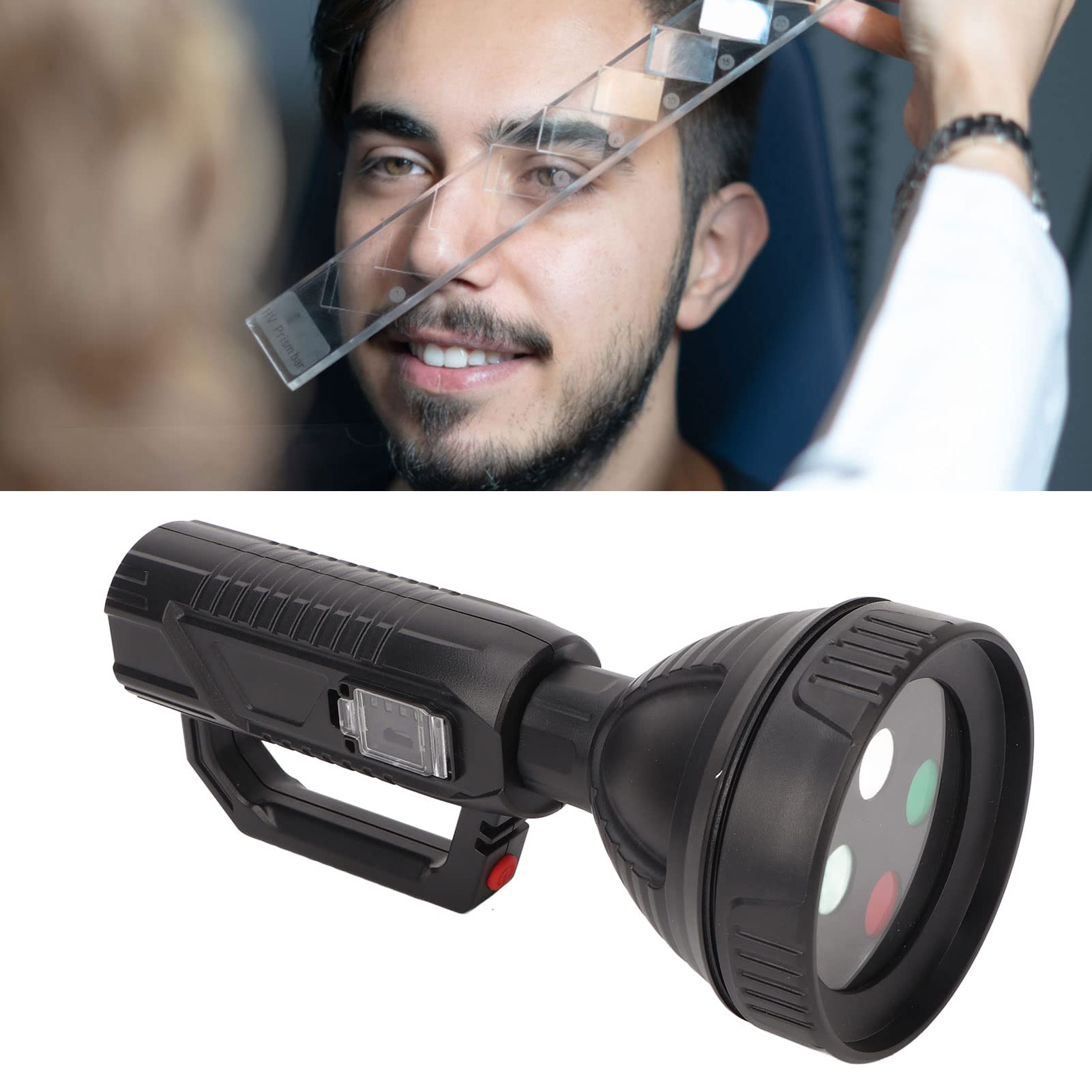 4 Light Test, Binocular 4 Dot Light Test Set Red Green Glasses for Optical Store