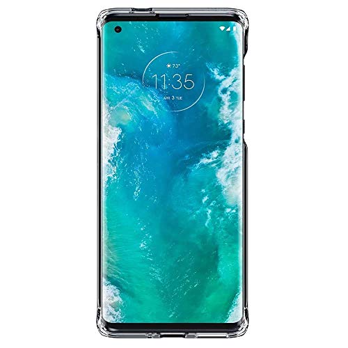 UPONEW Phone Case Cover for Motorola Edge Plus - Transparent Shockproof Silicone Soft TPU Protective Clear Phone Case HolderĀ for Motorola Moto Edge Plus