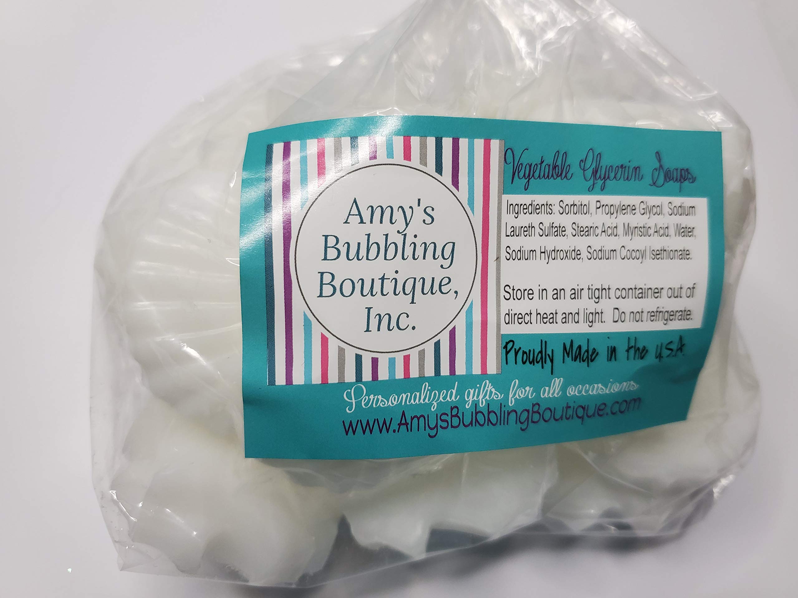ABB Inc White Seashell Soaps for Nautical or Beach Theme Bridal Shower, Wedding or Baby Guest Bath, Beach Scented Glycerin - Pack of 20