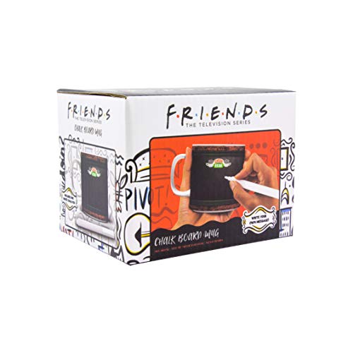 Central Perk Chalkboard Mug with Chalk Pen - Officially Licensed Friends TV Show Merchandise