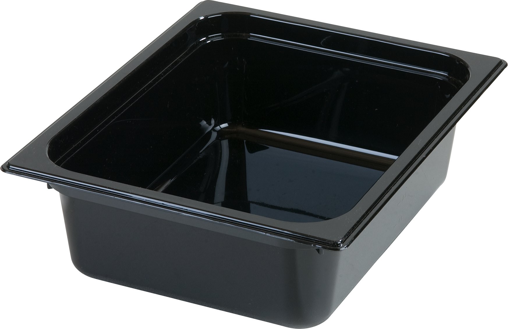 Carlisle FoodService Products 10421B03 StorPlus High Heat Food Pan, 4" Deep, Half Size, Black