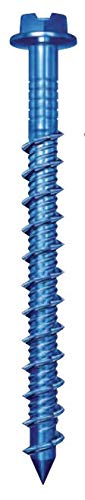 ITW RED HEAD 1/4 inch x 3-1/4 inch Tapcon,HW4-314 Hex Head Concrete Screw for Anchoring to Masonry,Block or Brick (500 per Case)