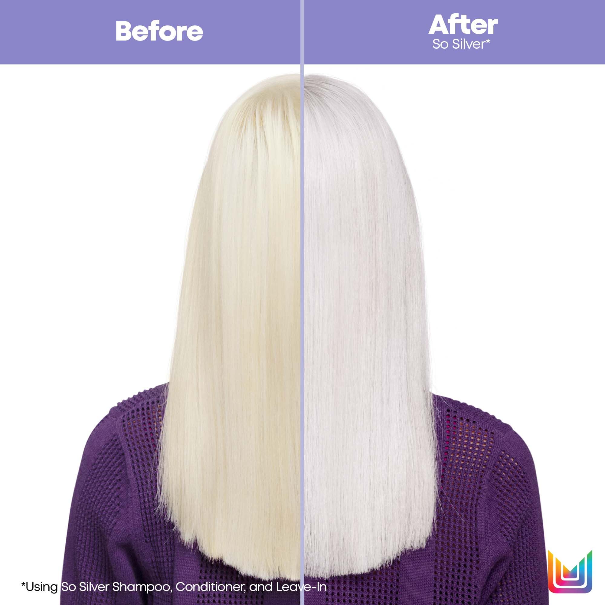 Matrix So Silver Toning Purple Hair Mask | Deep Conditioning | Repairs Damaged Blonde & Silver Hair | Neutralizes Yellow Tones | For Color Treated or Bleached Hair | Packaging May Vary | Vegan