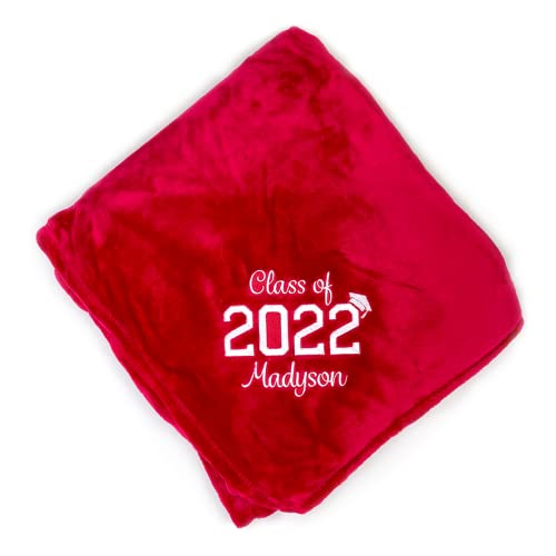 The Crafty Engineer Custom Senior 2023 Gift Sherpa Throw Blanket