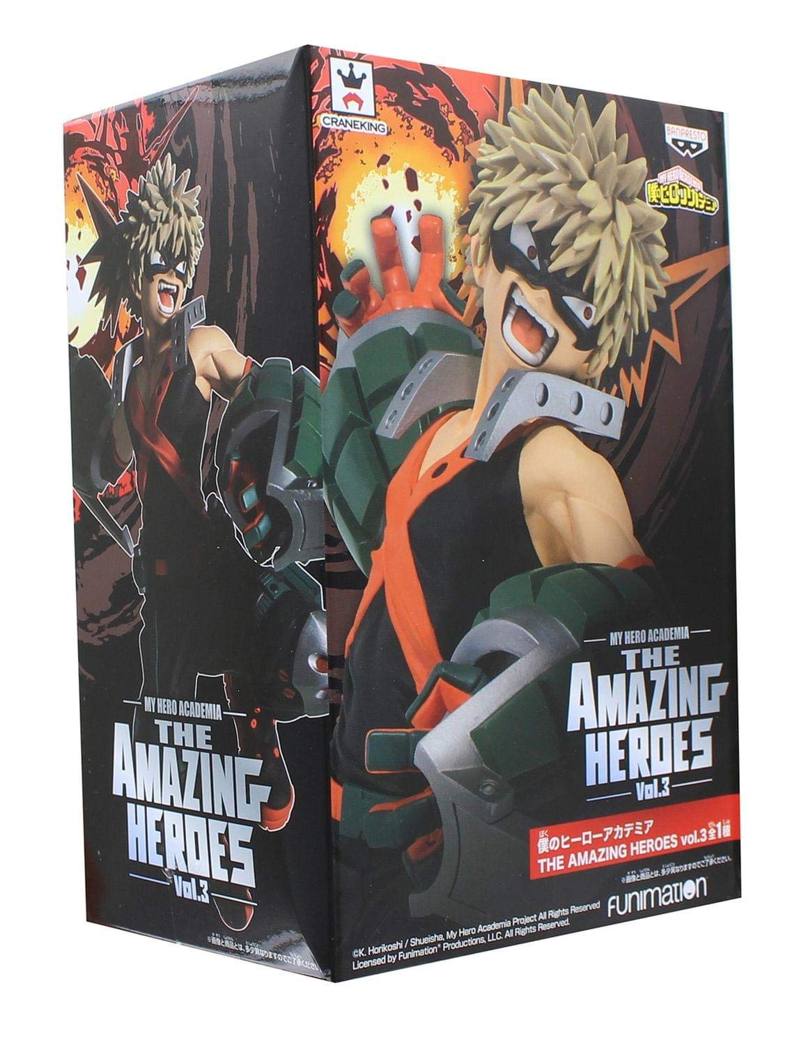 Banpresto 39122 My Hero Academia The Amazing Heroes Vol. 3 Katsuki Bakugo Figure