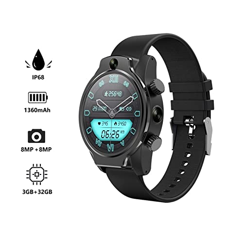 4G LTE Smart Watch Phone GPS 3GB 32GB ID Dual Camera 8MP WiFi Smartwatch Men IP68 Clock for Xiaomi