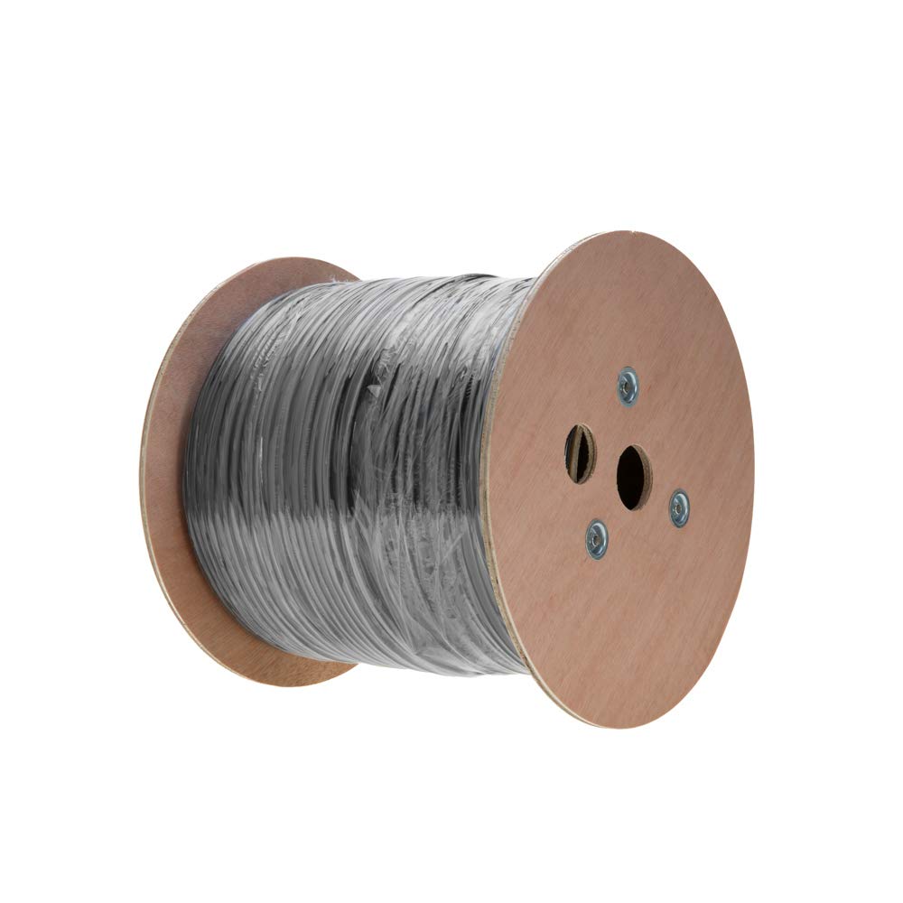 Cables Direct Online CAT6 1000FT Outdoor Weatherproof 23 AWG 550MHz Cable FTP Wire Solid Direct Burial UV (1000FT, FTP (Shielded))