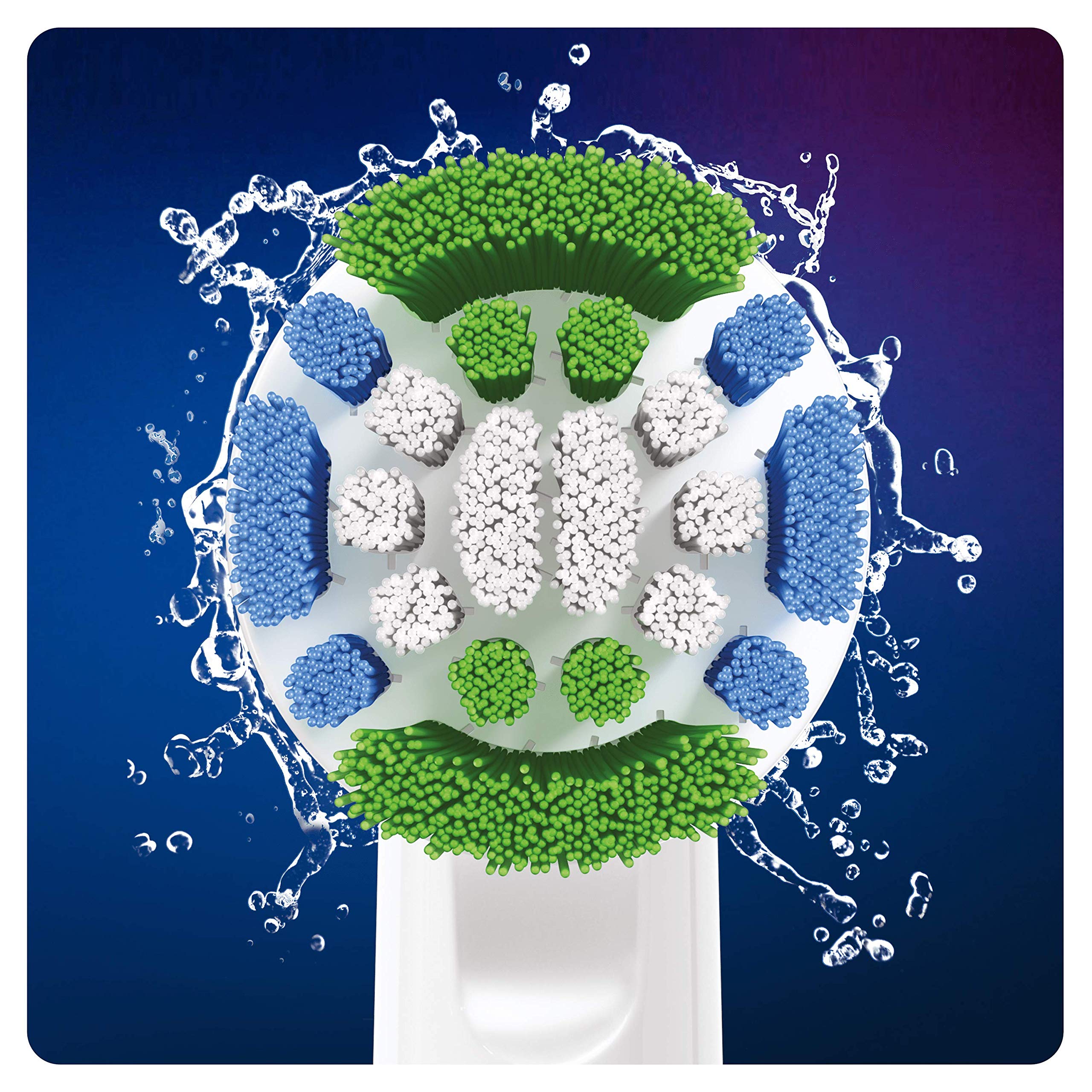 Oral-B Clean Maximiser Precision Clean Electric Toothbrush Heads, Plate Removal, Pack of 3, White
