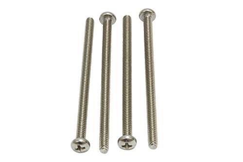Bolt Dropper #6-32 X 2-1/2" Stainless Pan Head Phillips Machine Screw (50 pc) 18-8 (304) Stainless Steel Screws by Bolt Dropper