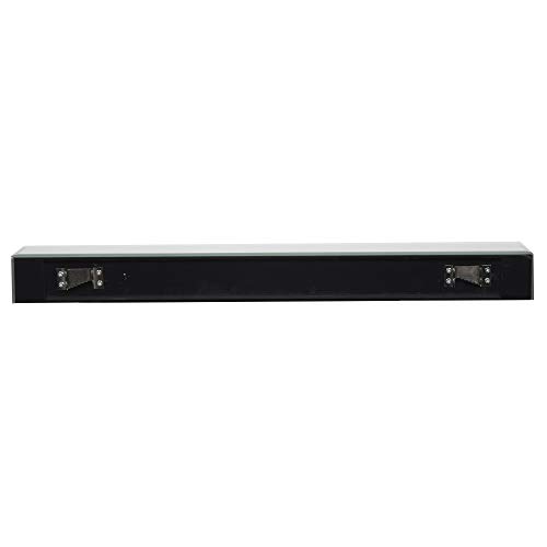 Gallery Solutions 22" Mirrored Floating Wall Shelf Ledge Silver