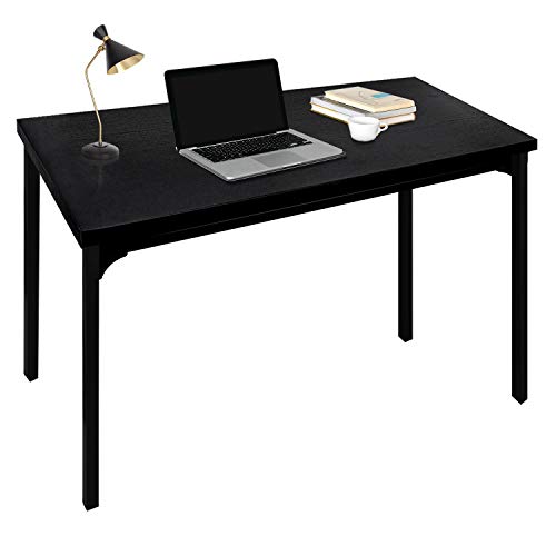 YSSOA 47 Inch Home Office Computer Desk for Working, Studying, Writing or Gaming, Black