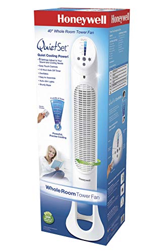 Honeywell Quiet Set Whole Room Tower Fan (Renewed)