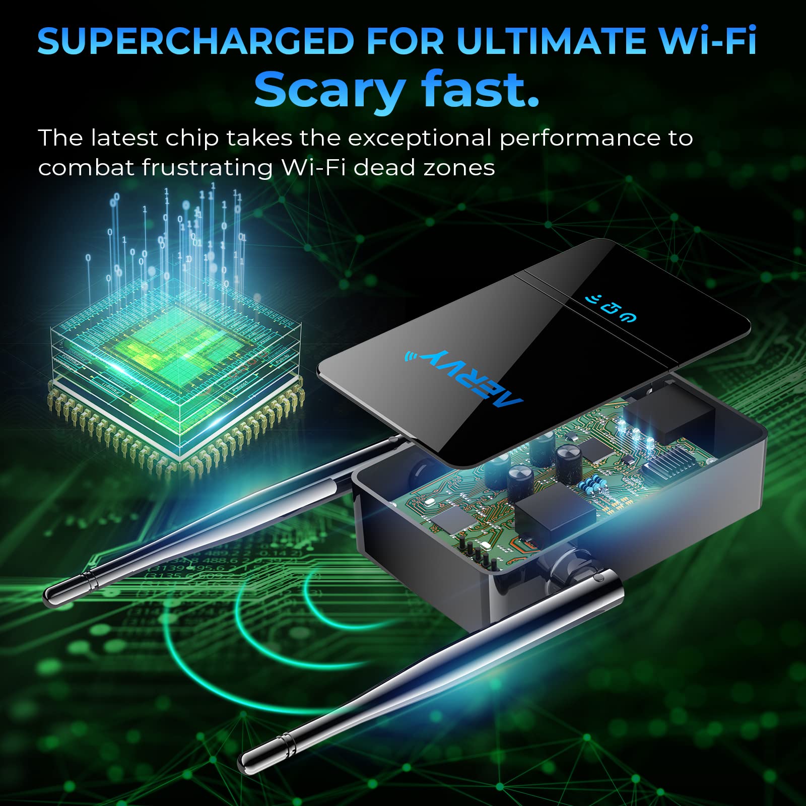 2020 WiFi Extender Signal Booster for Home-Covers up to 9,800 sq.ft and 35 Devices, Easy Setup Wireless Repeater, Internet Range Amplifier with Ethernet Port