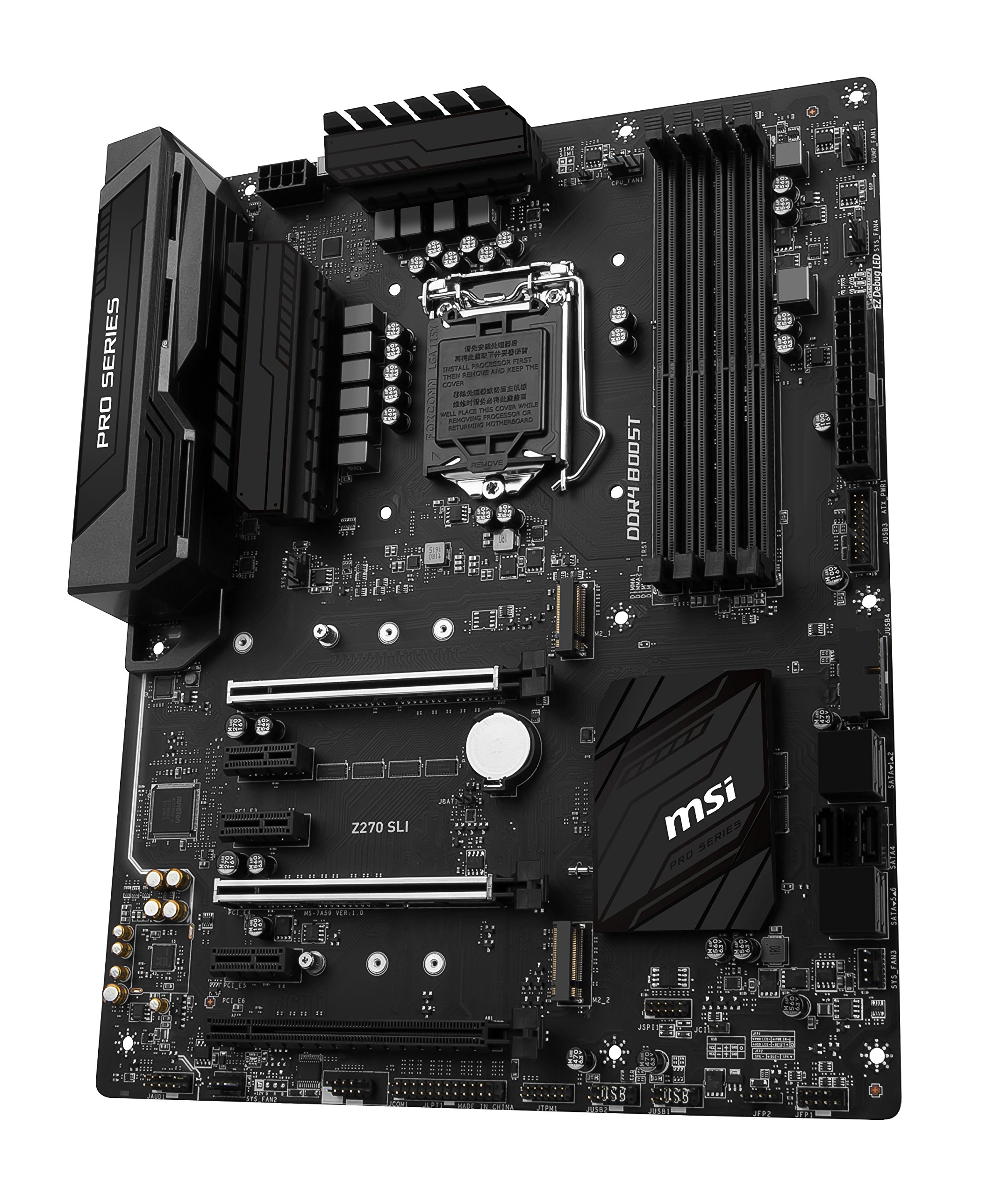 MSI Pro Series Intel Z270 DDR4 HDMI USB 3 SLI ATX Motherboard (Z270 SLI)
