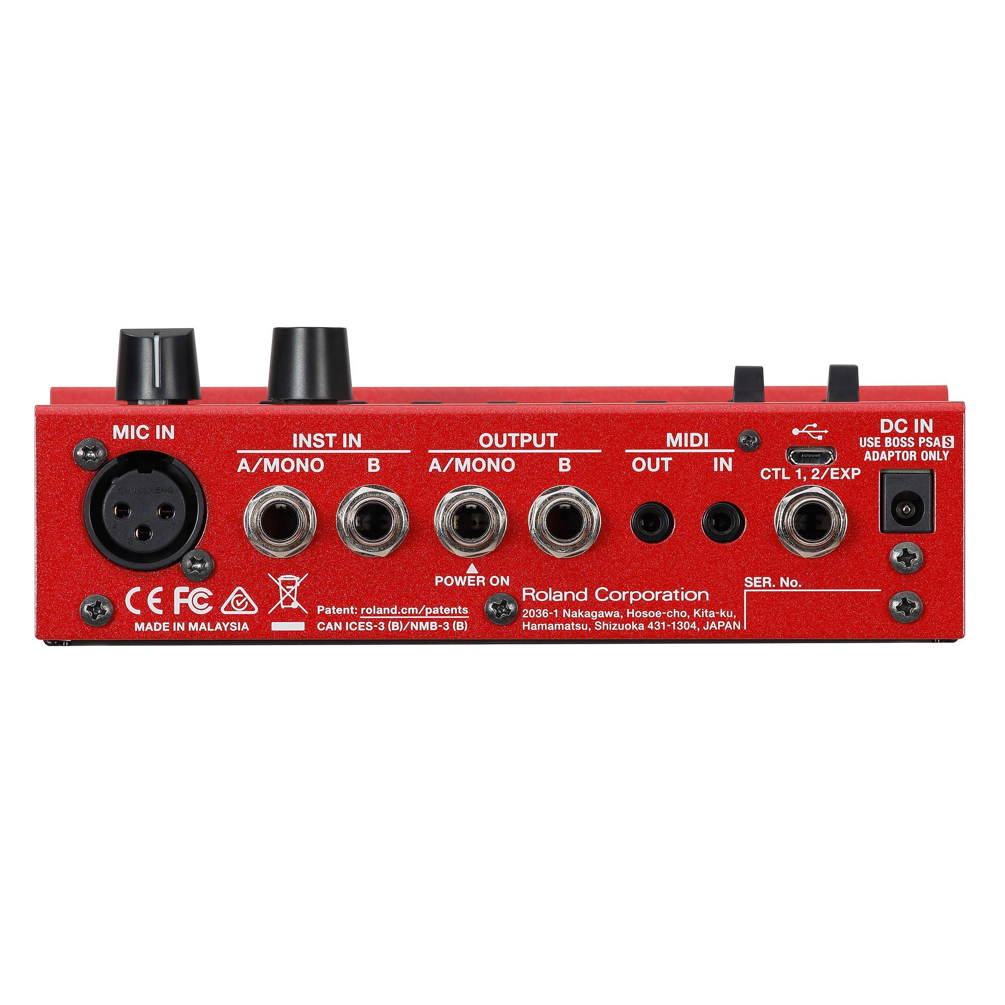 Boss RC-500 Loop Station Compact Phrase Recorder Pedal + Boss FS-7 Dual Foot Switch