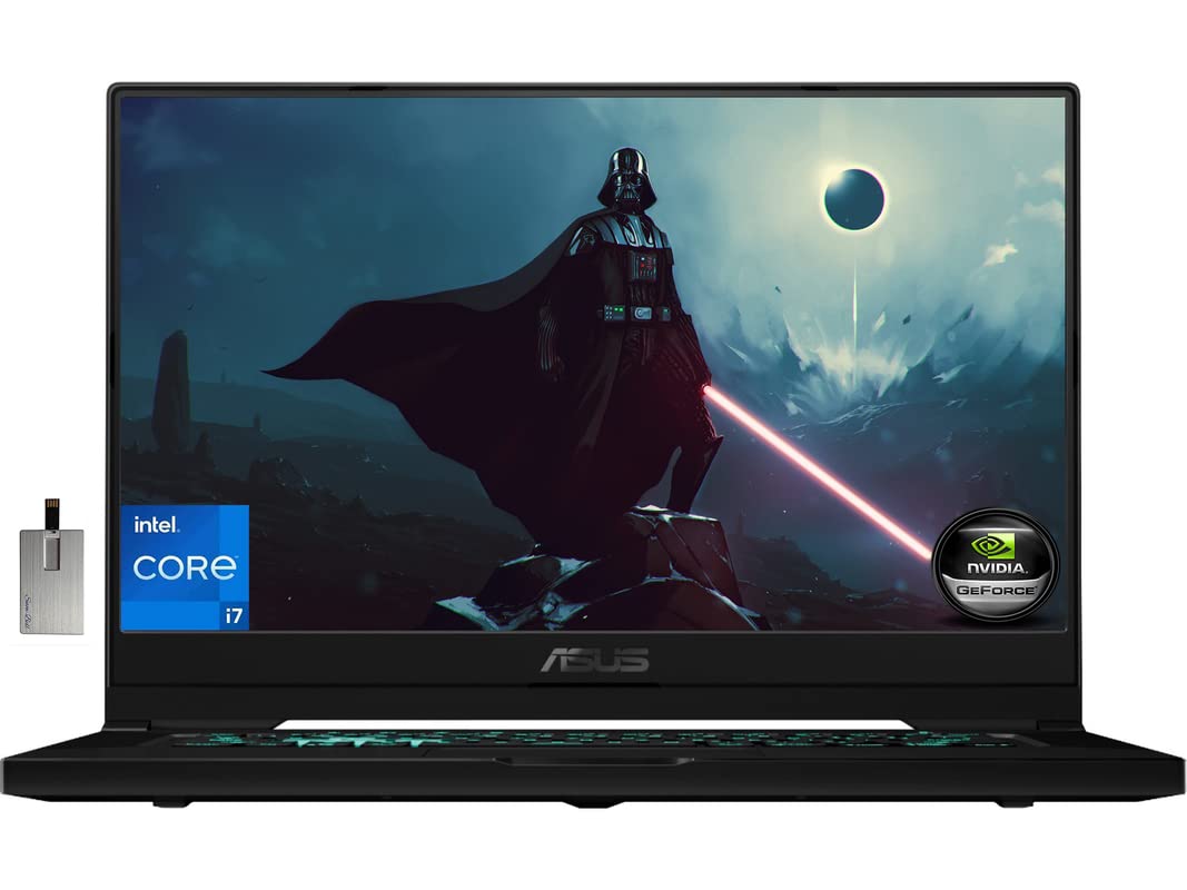 2022 ASUS TUF Dash 15.6" 144Hz Gaming Laptop, Core i7-11370H, 40GB RAM, 2TB PCIe SSD, NVIDIA GeForce RTX 3060 Graphics 6GB, Backlit Keyboard, Windows 11, Gray, 32GB USB Card (Renewed)