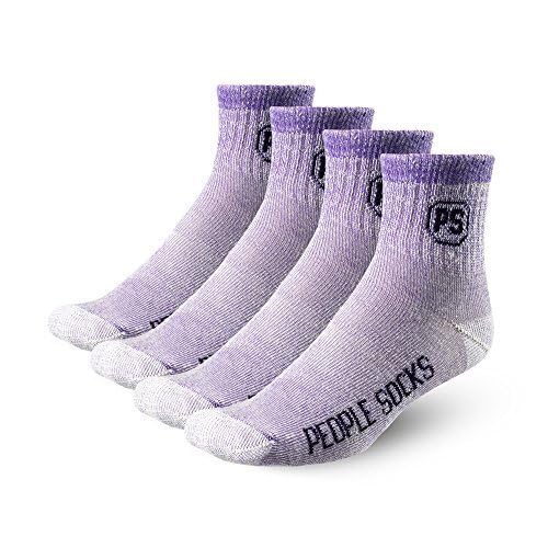 227-QTR-Charcoal Black 4 Pairs Unisex Socks, Small / Medium, Charcoal