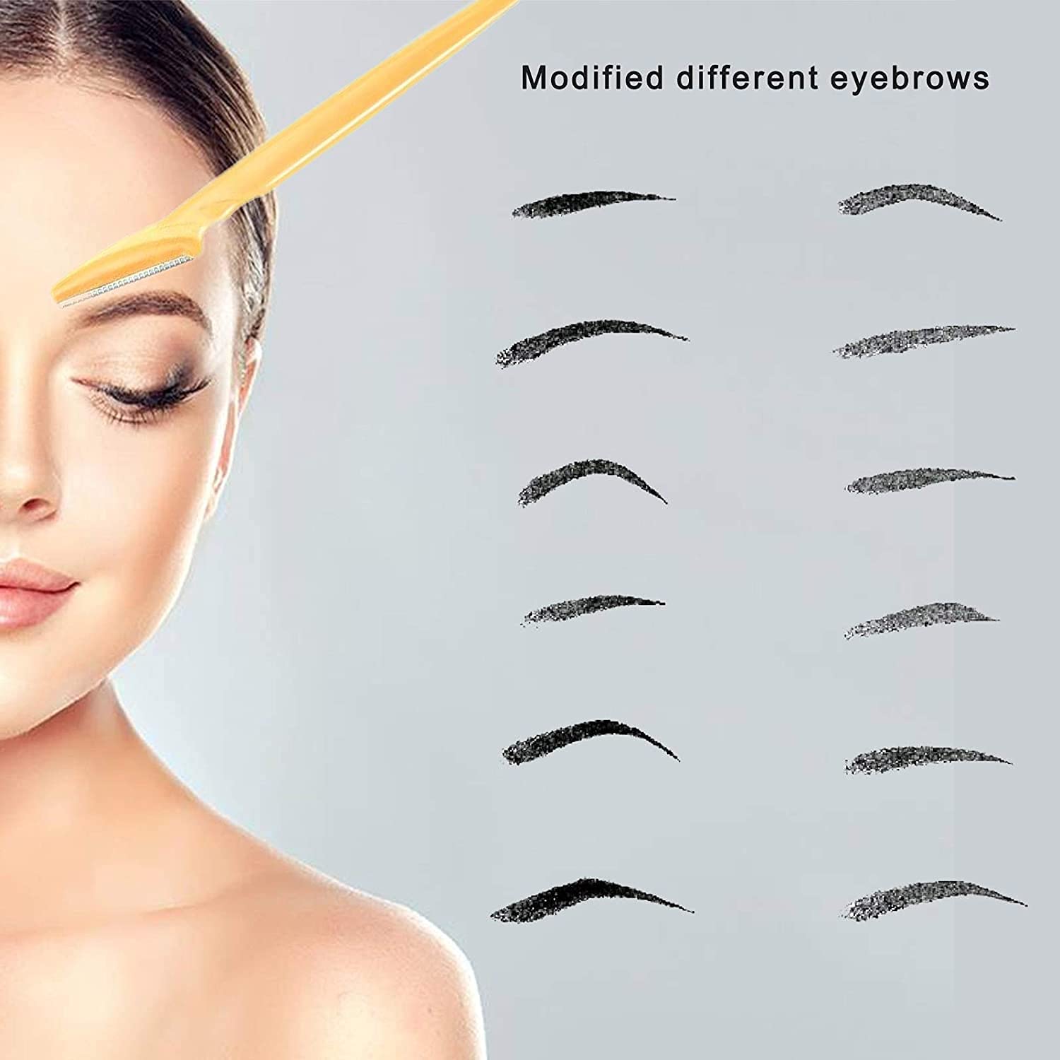 30Pcs Eyebrow Razor and Face Razor for Women, Shaper Shavers Trimmers for Women and Men Face Hair Removers Multipurpose Exfoliating