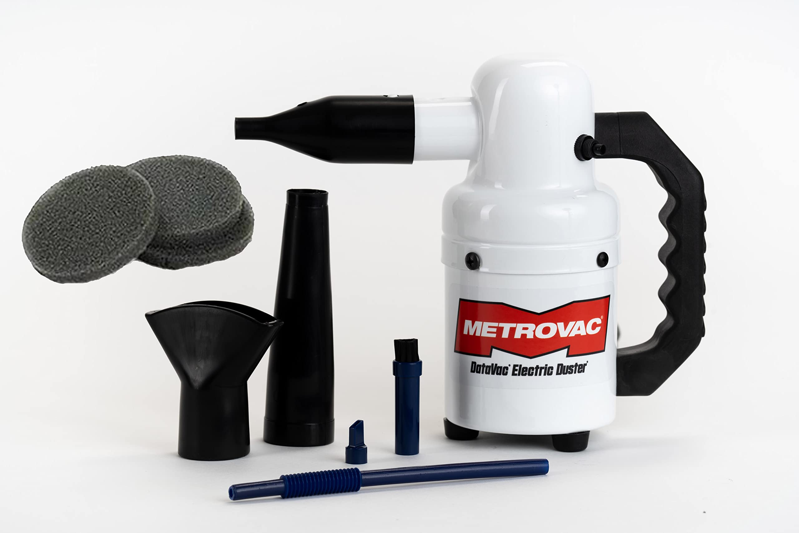 Bonus - Includes 3 Extra Filters - Metro DataVac Electric Duster - 500-Watt Motor - Model ED500P Computer - Electronics Duster- Made In The USA