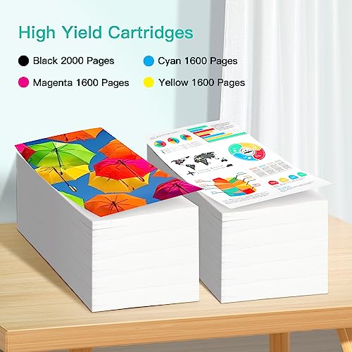 962XL Ink Cartridges Combo Pack Compatible for HP 962 XL HP962XL 962XL Black and Color Combo Pack Replacement for HP Officejet Pro 9010 9020 Series, 9015 9016 9018 9020 9025 Printers (4 Pack)