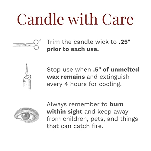 Essential Elements by Candle-lite Scented Candles, Mahogany & Vetiver Leaf Fragrance, One 14.75 oz. Three-Wick Aromatherapy Candle with 45 Hours of Burn Time, Off-White Color