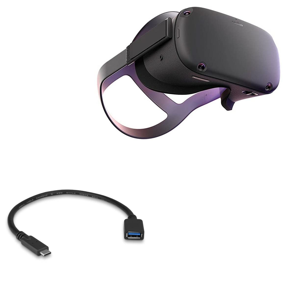 BoxWave Cable Compatible with Oculus Quest - USB Expansion Adapter, Add USB Connected Hardware to Your Phone
