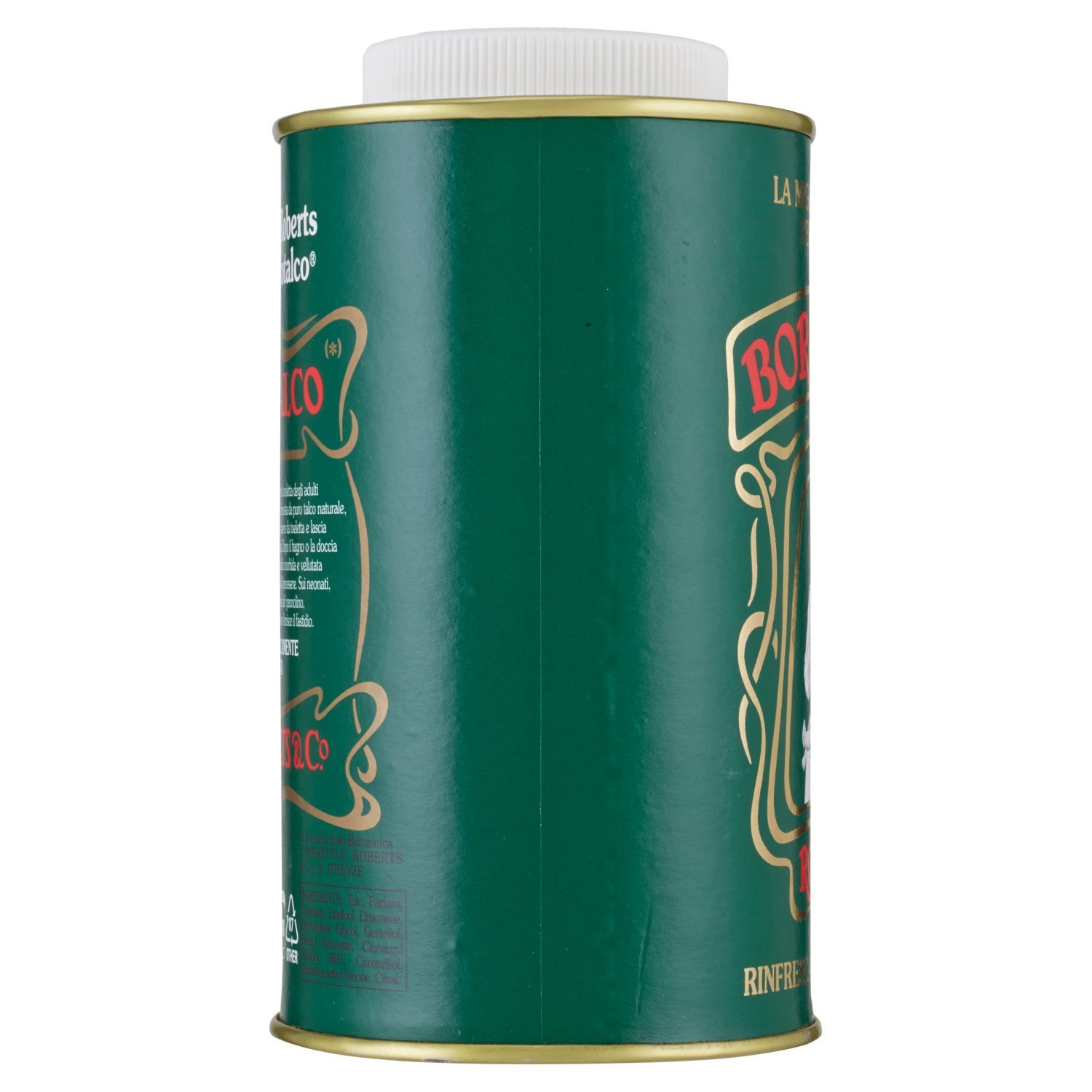 Borotalco Body Powder, 17.5 oz, Italian Classic Talc, Floral Scent, Dermatologically Tested, For Newborns & External Use Only