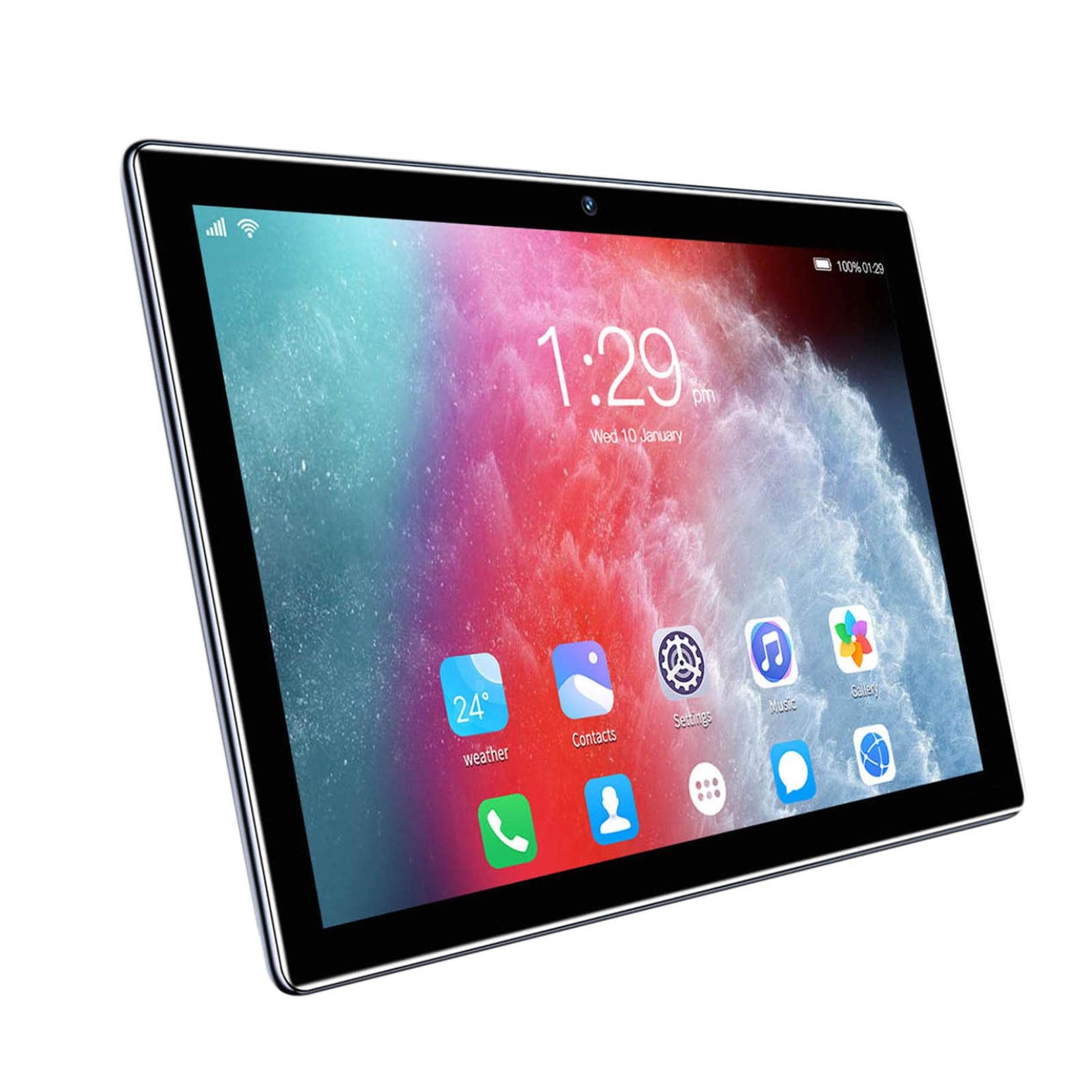 2022 New 8 Inch Android 6.0 Tablet 2.5d Octa Core 1g + 16g Android 6.0,Eye Protection,Dual Sim Dual Camera Phone Pad WiFi GPS Phablet Tablet Pc Us Plug,Best Gifts for Kids (Black)