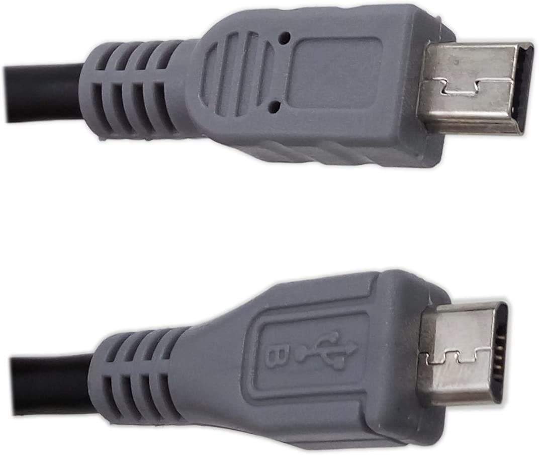 CERRXIAN USB OTG Cable - Black, USB Micro Male to Mini Male OTG Cable (Black) (1m)