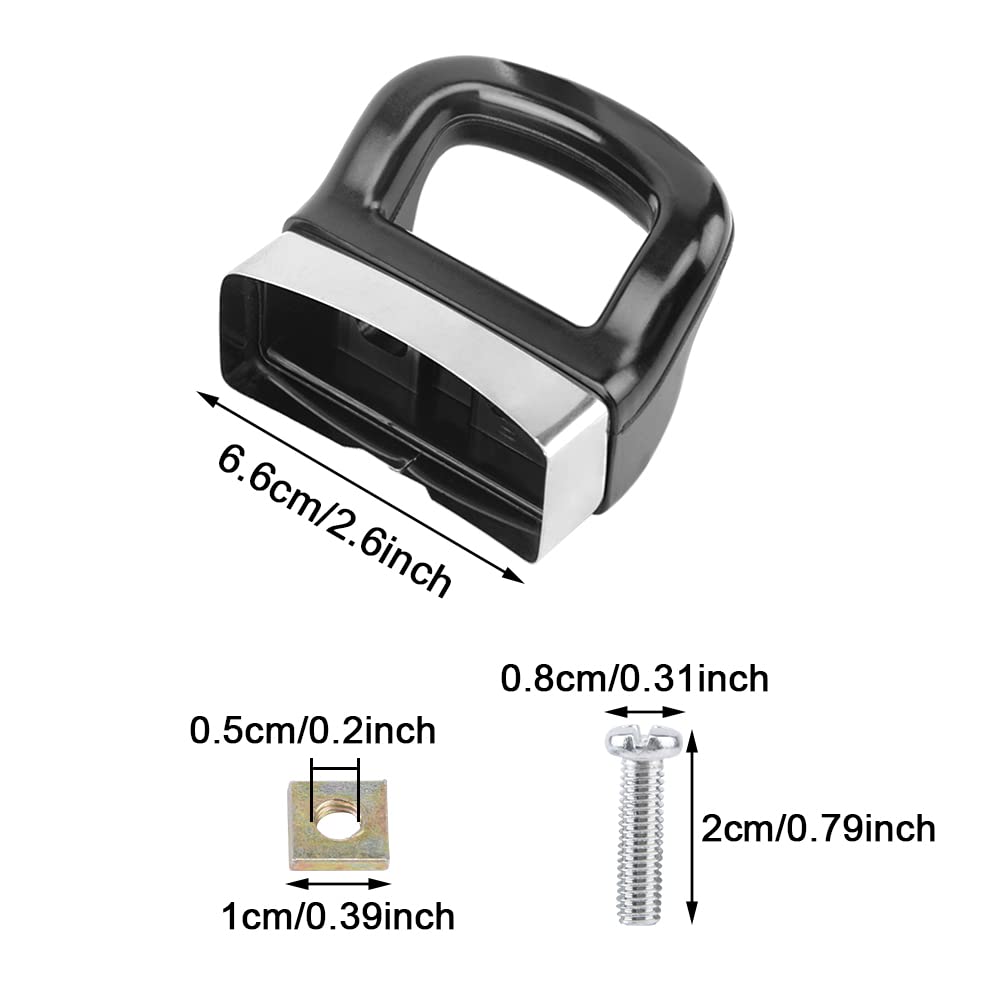 2PCS Pan Side Handles Pot Handle Replacement Bakelite,Pressure Pan Cooker Steamer Sauce Pot Replacement Short Side Handle For Home Kitchen Tools Black