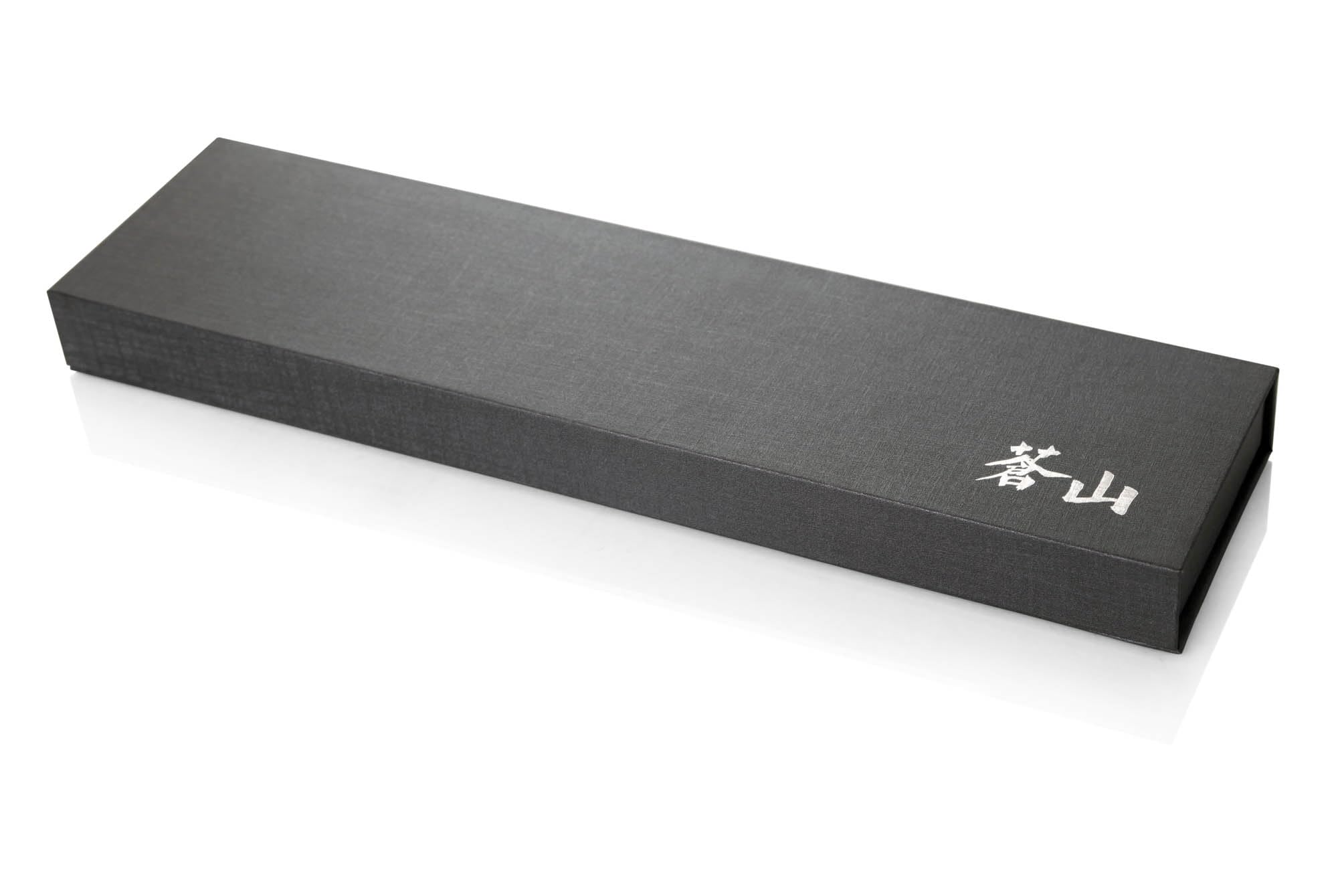 Cangshan J Series 62755 X-7 Steel Santoku Knife With Walnut Sheath, 7-Inch