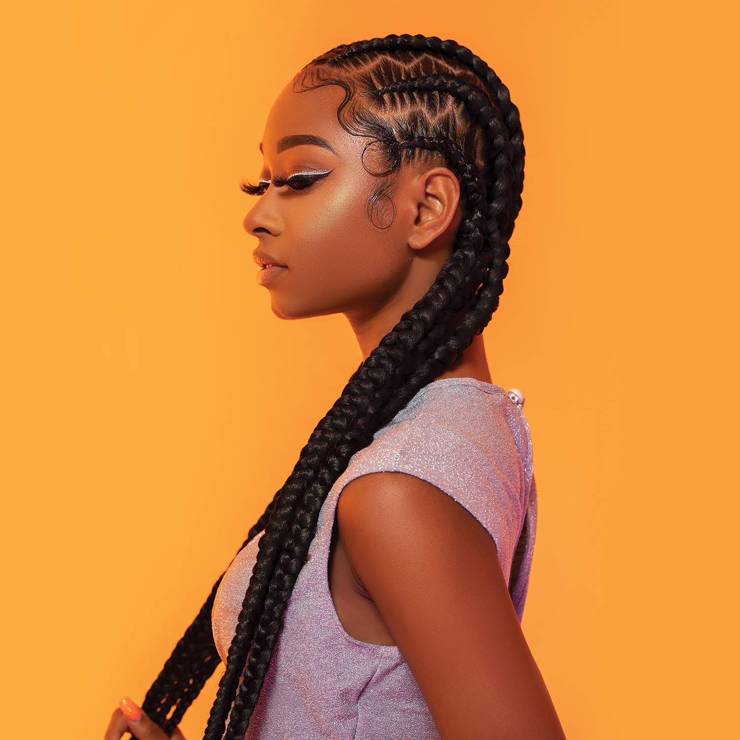 Sensationnal Braids XPRESSION 3X Pre-Stretched Braid 58 inches (3-pack, 1B)