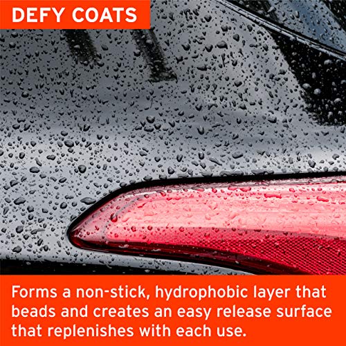 Ethos Defy - 3 in 1 Ceramic Coating - Waterless Car Wash & Wax - Car Wax Polish Spray - Hydrophobic Top Coat - Polish & Polymer Paint Sealant Protection - with Insta-Bond Technology - 16OZ