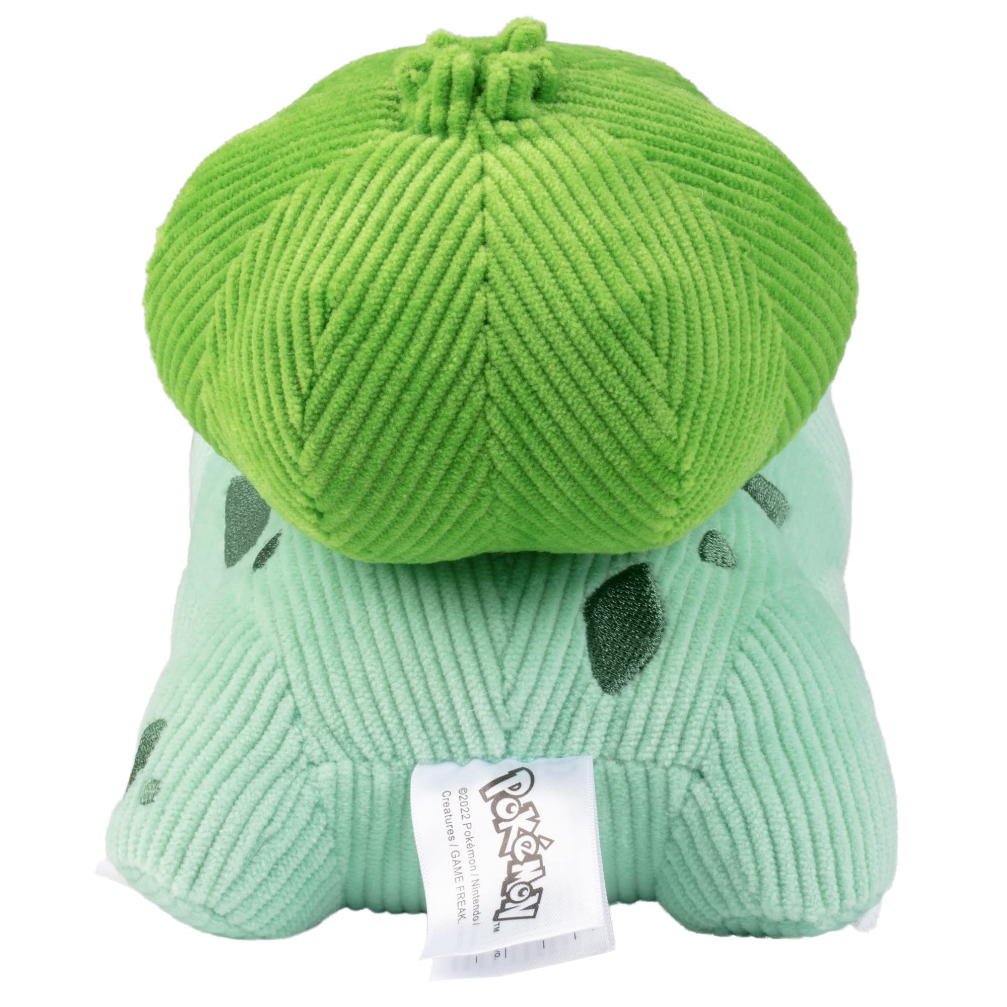 Pokémon 8" Bulbasaur Corduroy Fabric Plush - Limited Edition - Officially Licensed - Authentic Soft Stuffed Animal Toy Figure - Valentine's Day & Easter Basket Stuffer Gift for Kids, Boys, Girls - 2+