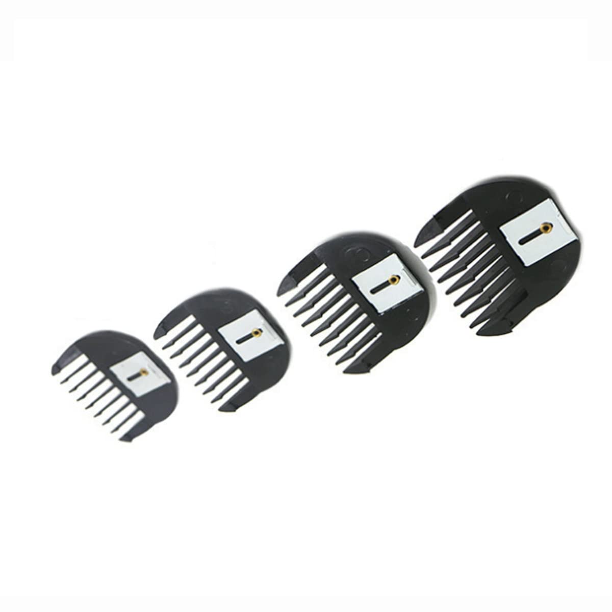 4 Pcs Hair Clipper Guide Combs Professional Hair Clipper Guards Practical Hair Clipper Attachments for Hair Clipper and Trimmer