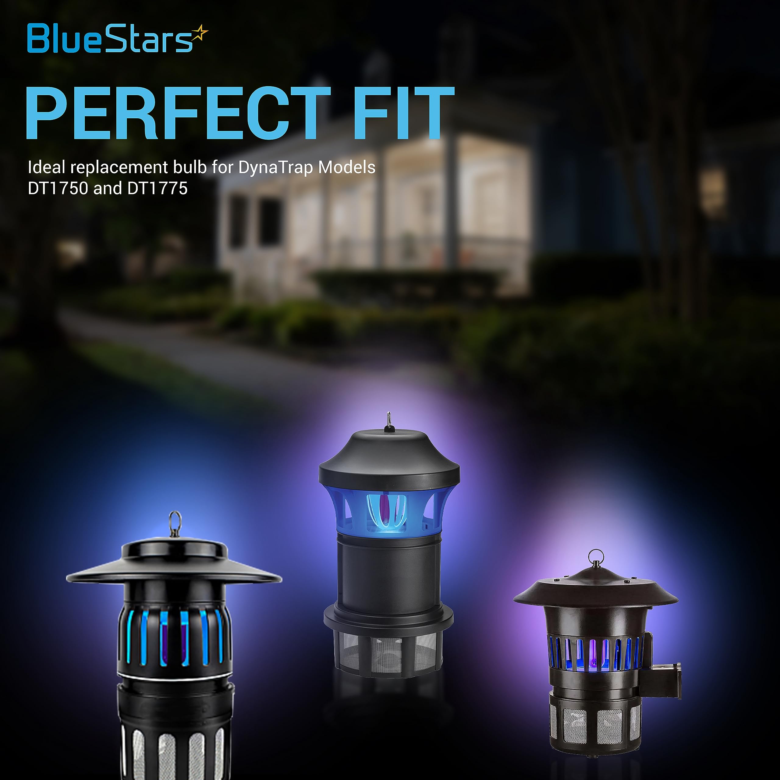 BlueStars Premium Quality 26W 3U 43050 4 Pin Base Replacement Bulbs for DynaTrap Indoor Models DT1750 and DT1775 - Pack of 4