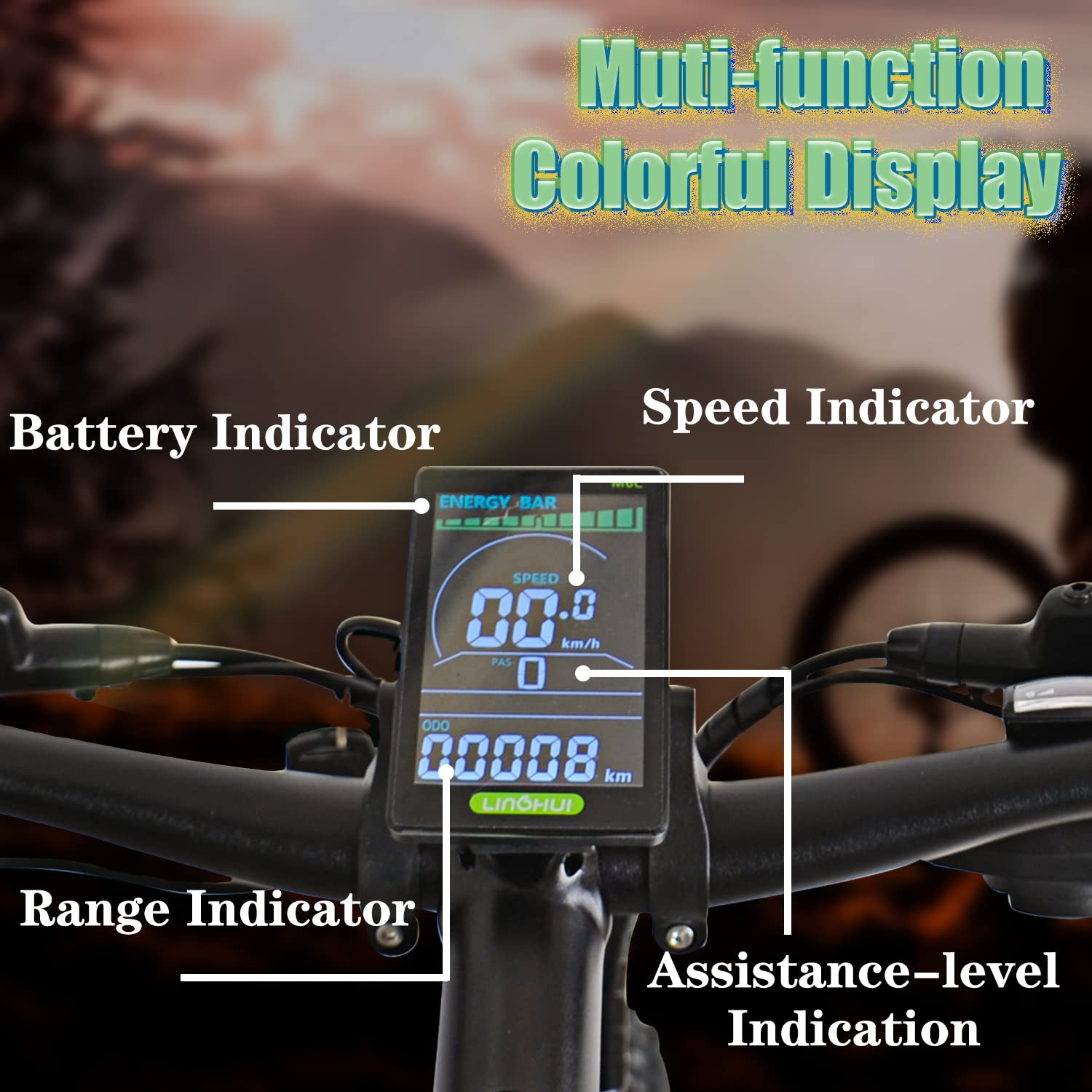 27.5'' Electric Mountain Bikes for Adults 500W E-Bike 48V 13AH Removable Battery Fat Electric Bicycle Step Thru MTB with Professional 9-Speed Gears
