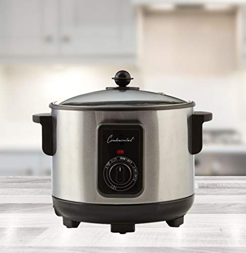 Continental Electric CP43279 5 Liter Deep Fryer Stainless Steel, Silver