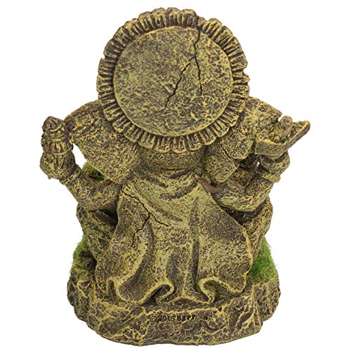 Blue Ribbon 006159 Exotic Environments Ganesha Statue with Moss