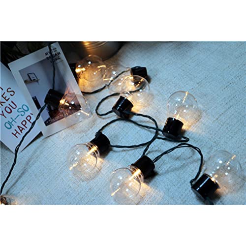 balacoo LED Globe Balls String Lights: Clear Crystal Ball Fairy Lights Indoor Outdoor Decorative Christmas Tree Lights 10LED for Garden Patio Yard Home Parties